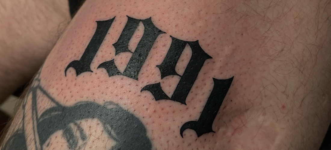 Beautiful numbers tattoo - Bunker Tattoo - Quality tattoos